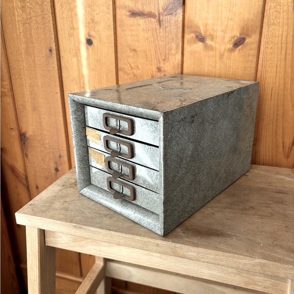 Vintage | Accents | Vintage Tiny Metal Drawers | Poshmark